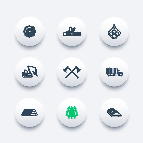Logging icon Vector Art Stock Images | Depositphotos