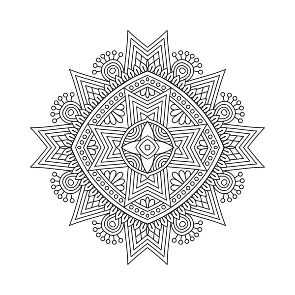 Mandala vagyok. Kerek dísz minta. Vintage dekoratív elemek. Kézzel ...