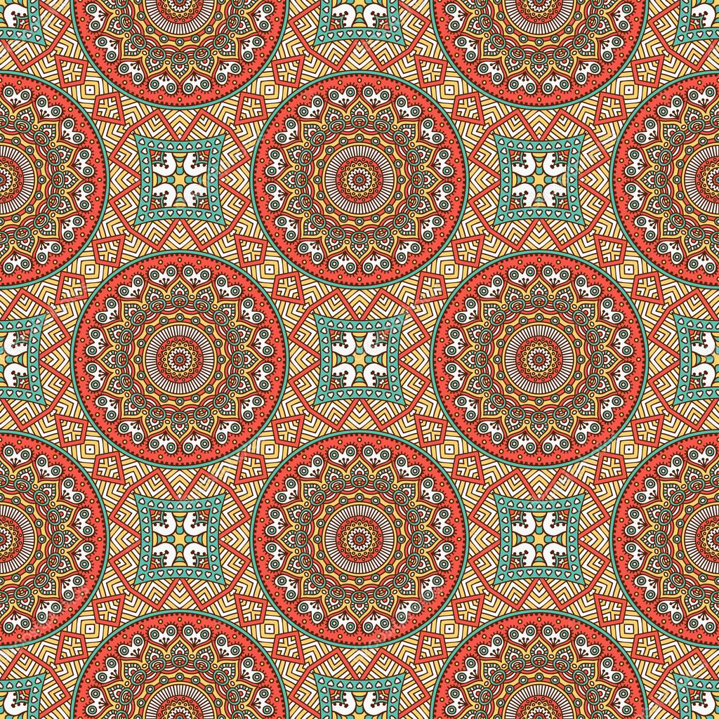 Vintage Indian seamless pattern ⬇ Vector Image by © VikaSnezh | Vector ...