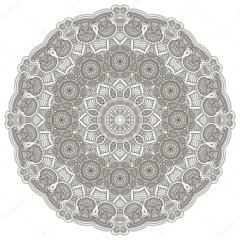 Mandala rond vectoriel Vecteur par ©VikaSnezh 91513264