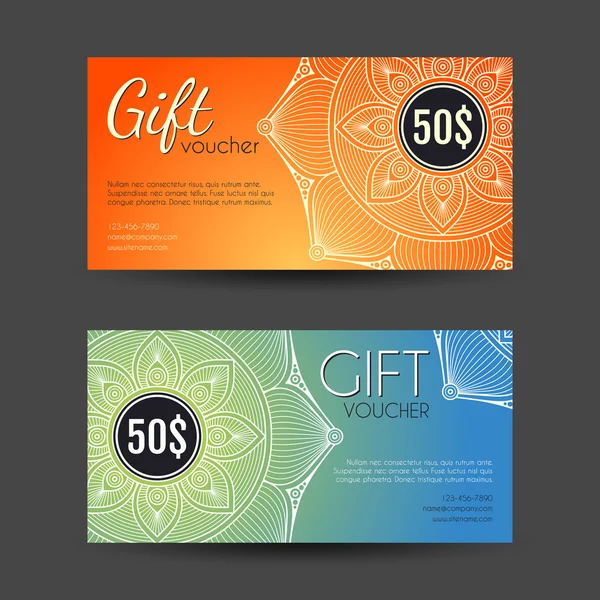 100,000 Gift card templates Vector Images | Depositphotos
