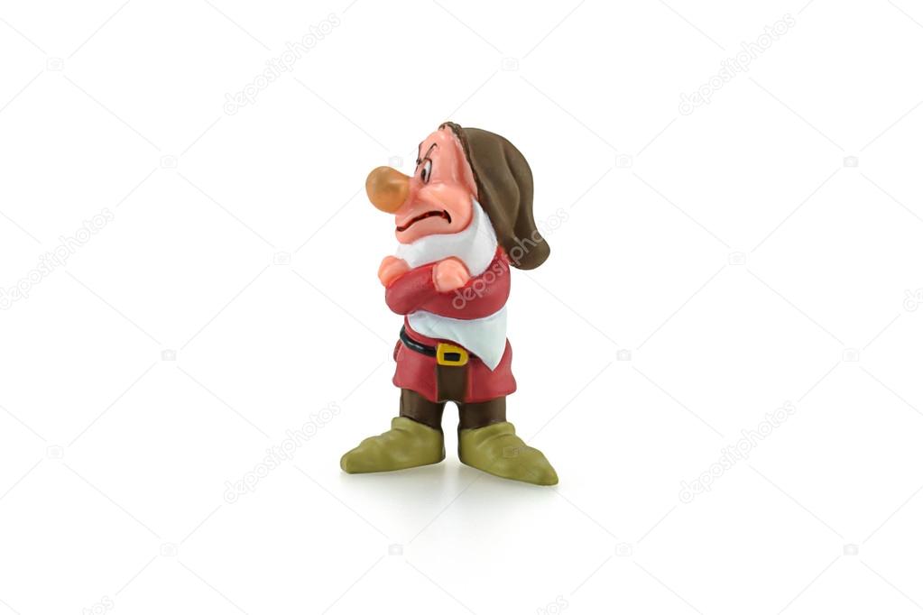 Grumpy the one of the seven dwarfs toy figure. – Stock Editorial Photo ...