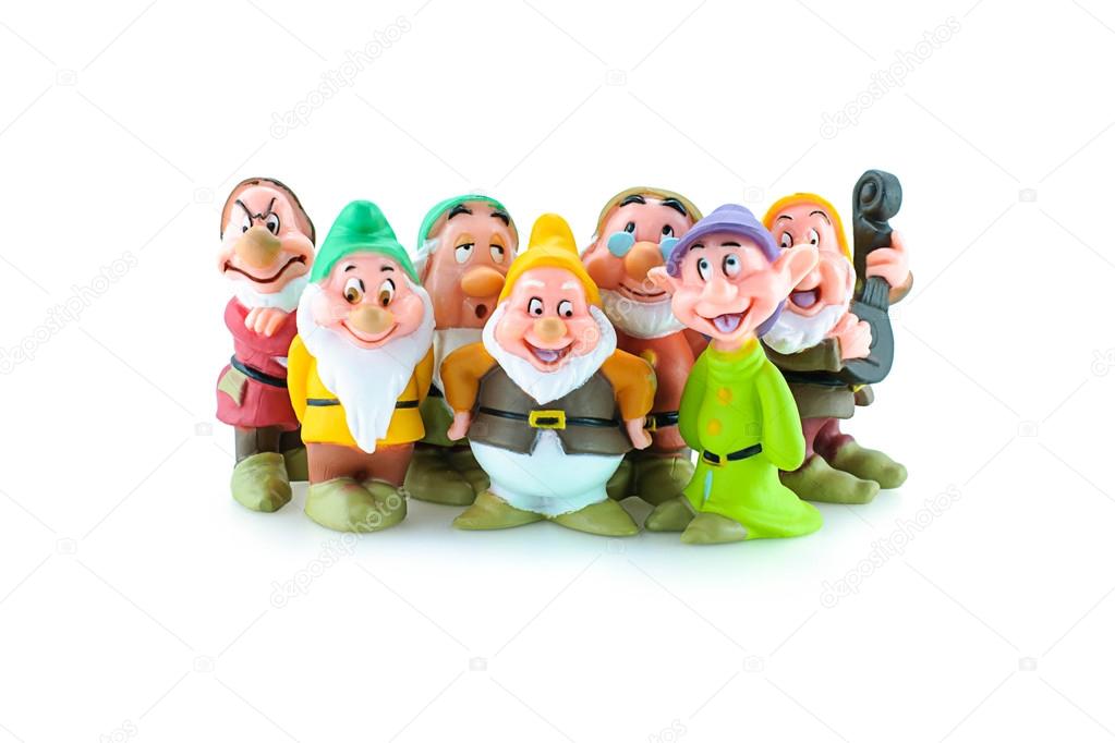 Group of the Seven Dwarfs toy figure. – Stock Editorial Photo ...