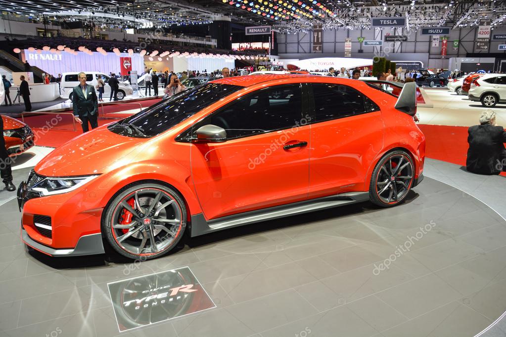 Honda Civic Type R concept car at the Geneva Motor Show – Stock ...