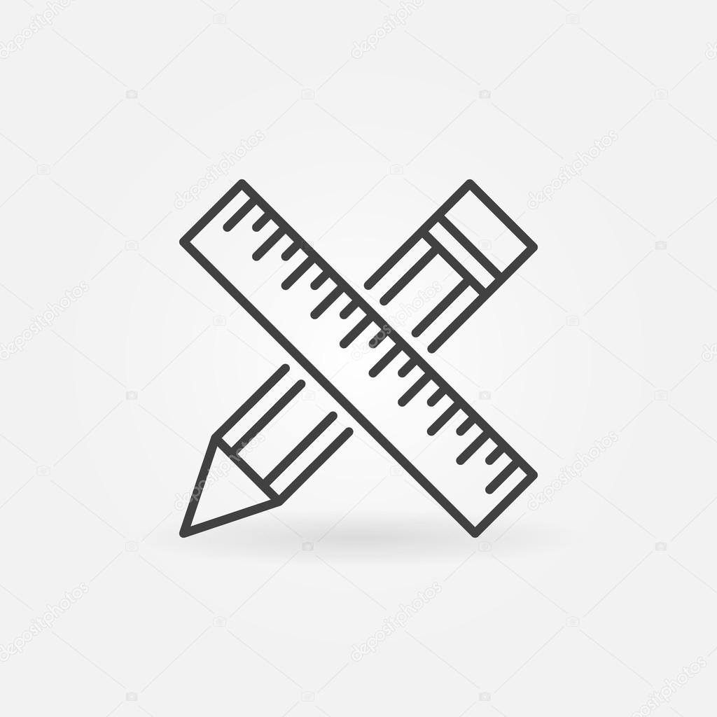 Ruler Pencil Icon