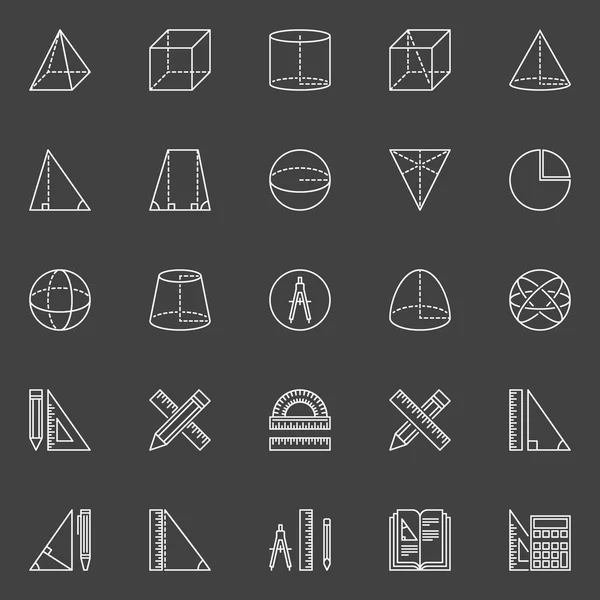 Math icons Vector Art Stock Images | Depositphotos