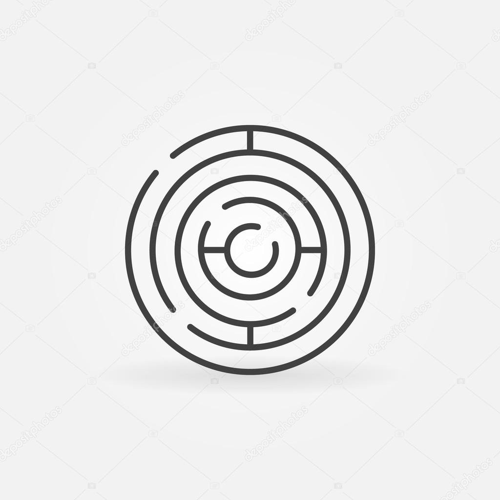 Simple Circular Maze