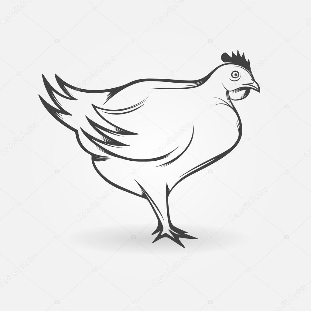 Chicken logo or broiler symbol ⬇ Vector Image by © sn3g | Vector Stock ...