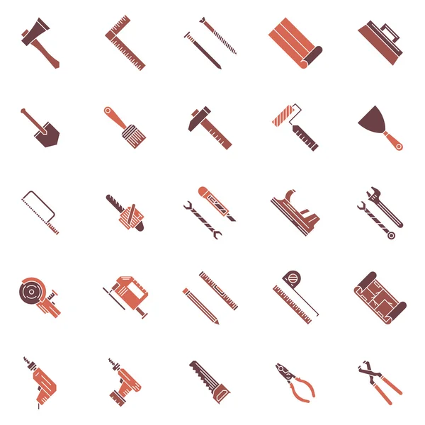 Tools vector icons set Stock Vector Image by ©sn3g #77517300