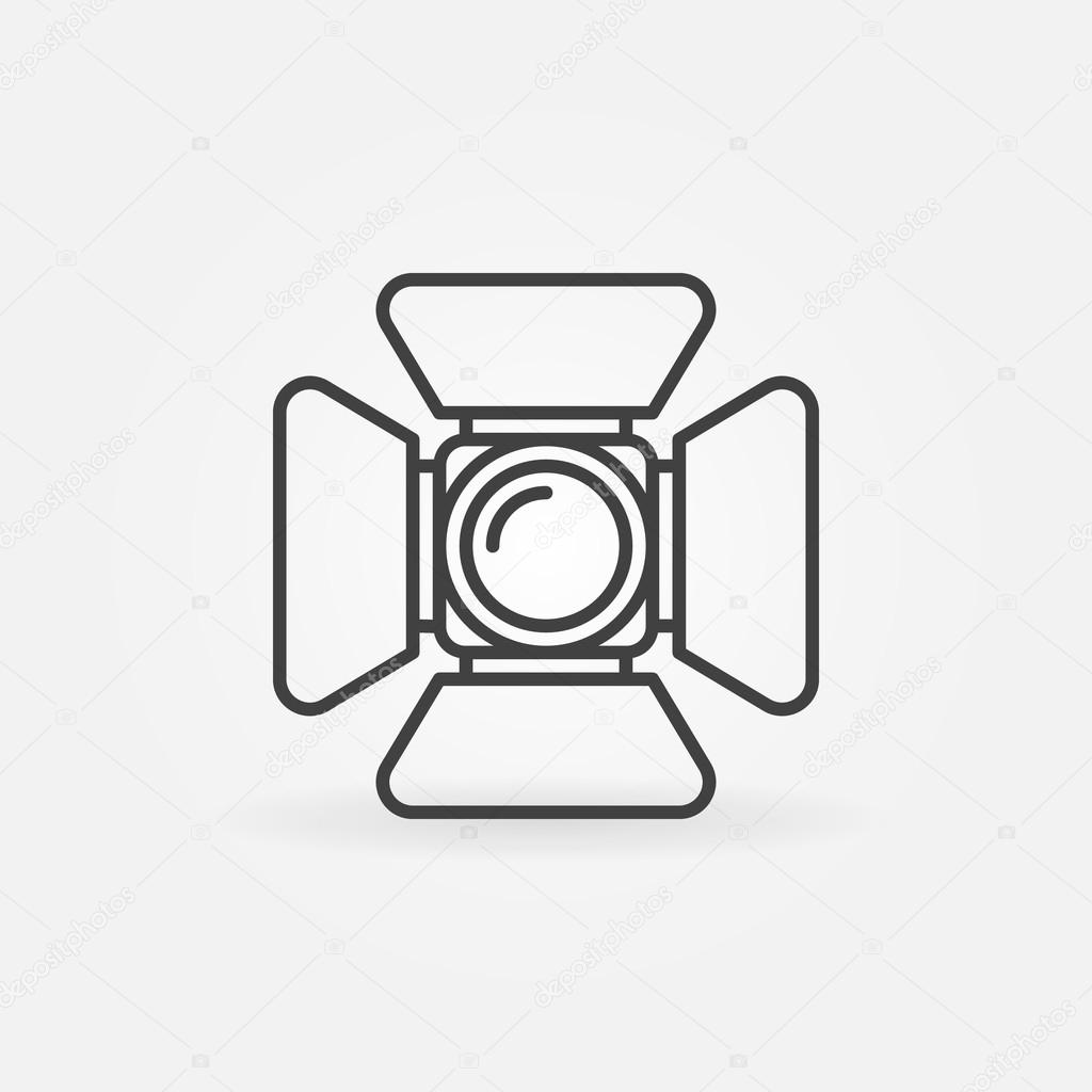 Spotlight Icon Vector