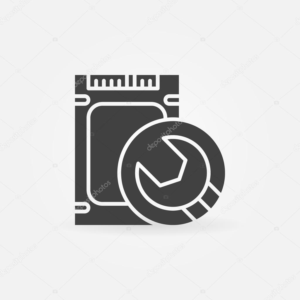 SSD repairing icon Stock Vector Image by ©sn3g #81223084