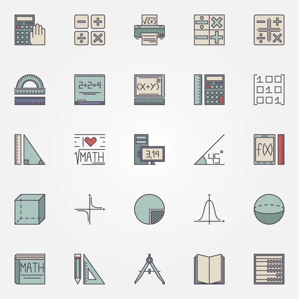 100,000 Math icons Vector Images | Depositphotos