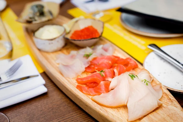 Selection of sea fish in the restaurant - Stock Image - Everypixel