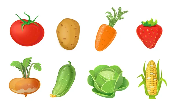 Verduras animadas imágenes de stock de arte vectorial | Depositphotos