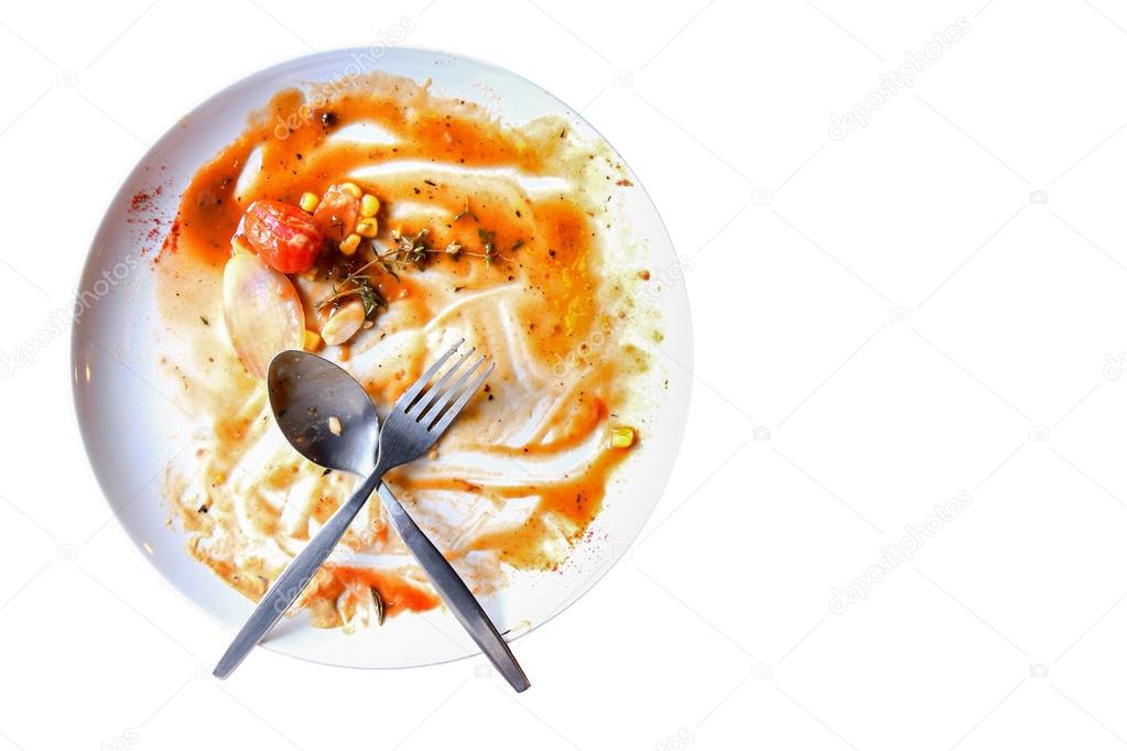 Dirty Empty Plate