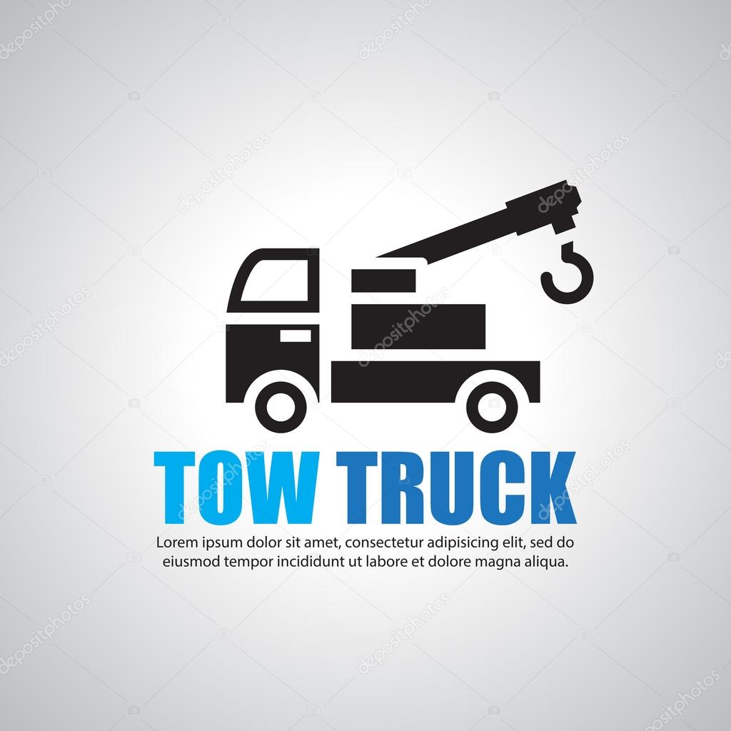 Tow truck, Symbol Stock Vector Image by ©bitontawan02 #102545244