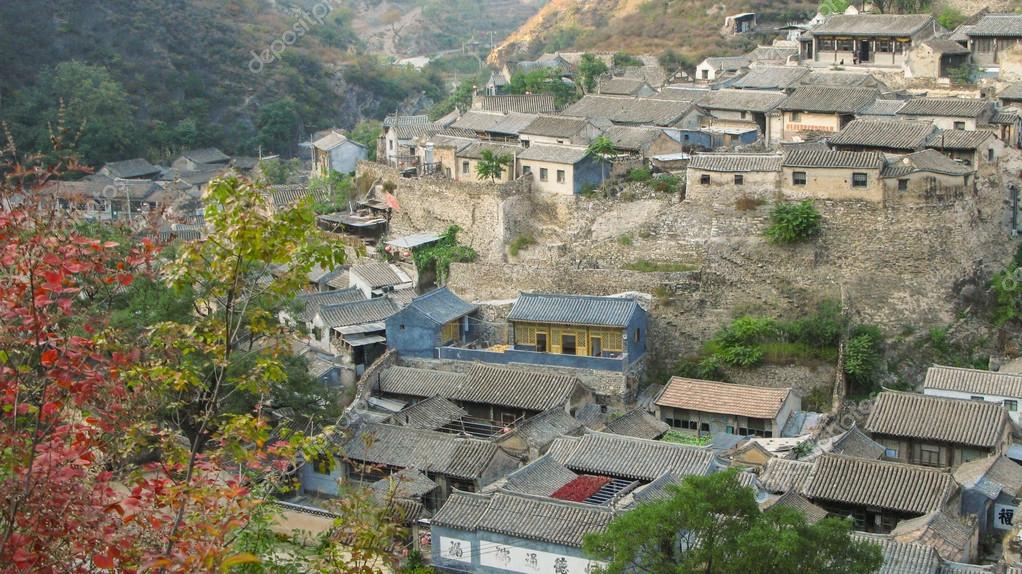 The ancient village in Beijing of China — Stock Photo © moa_images ...