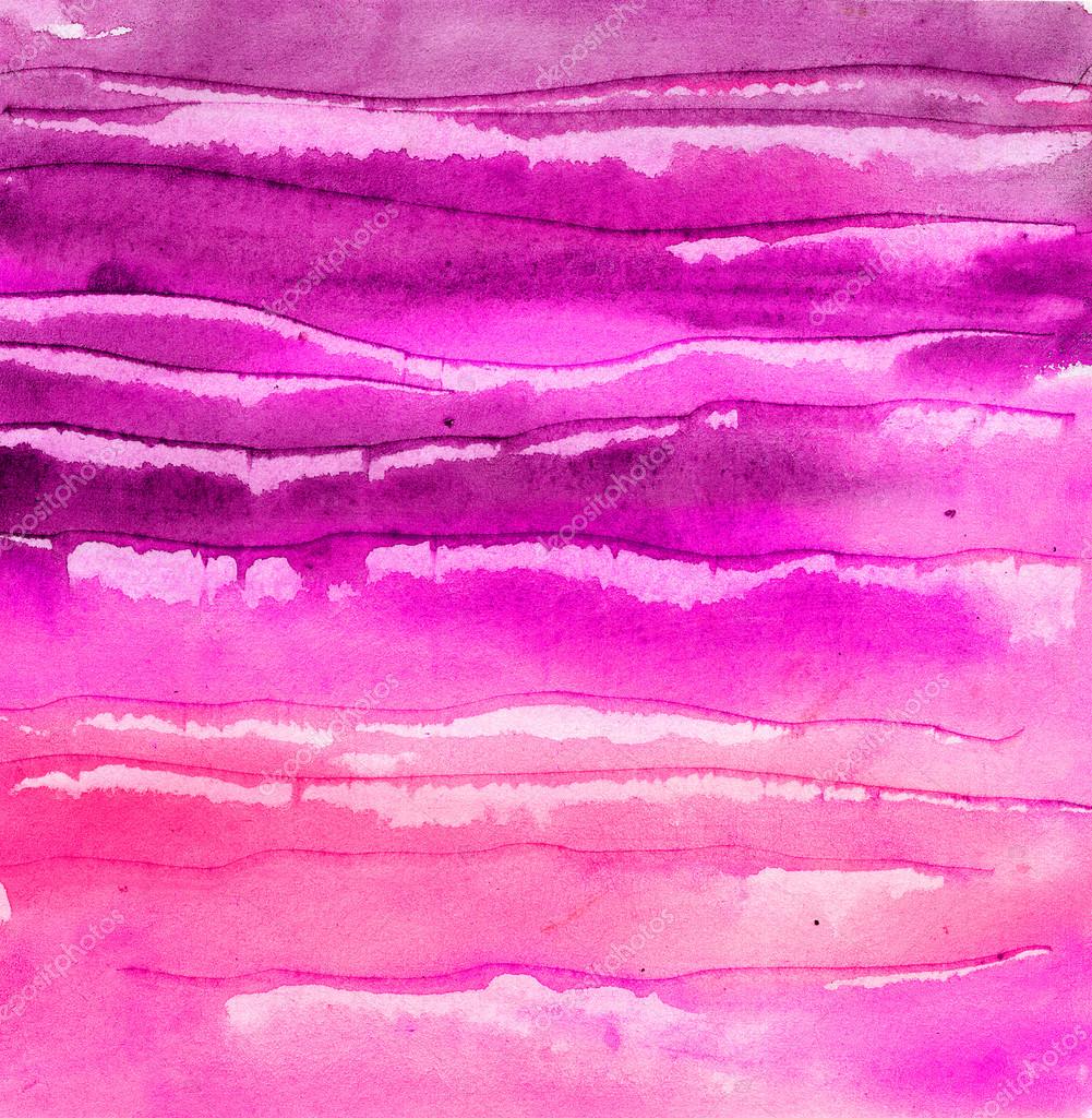 Hand drawn pink watercolour background texture. Decoration design ...