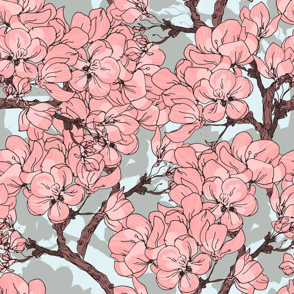 Cherry blossom texture Vector Art Stock Images | Depositphotos