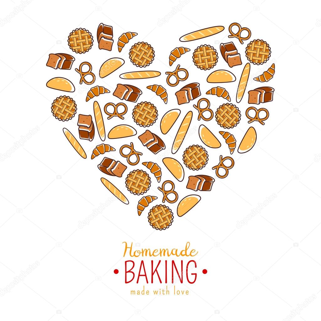 Homemade Baking emblem Stock Vector Image by ©Helen_Adamova #120018048