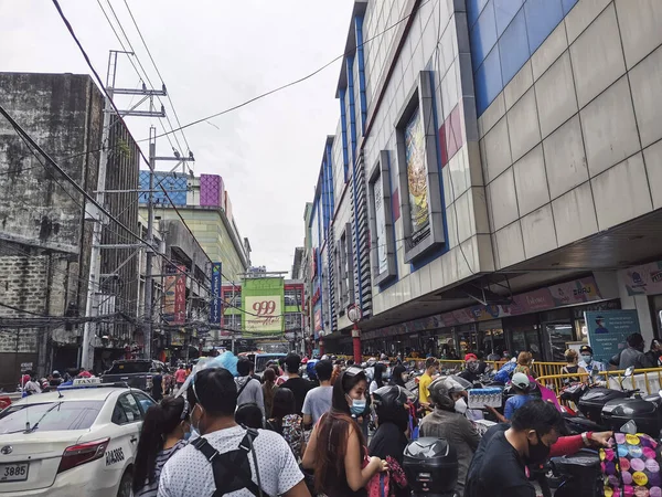Divisoria Manila Philippines Oct 2020 Bustling Scene People Moving ...