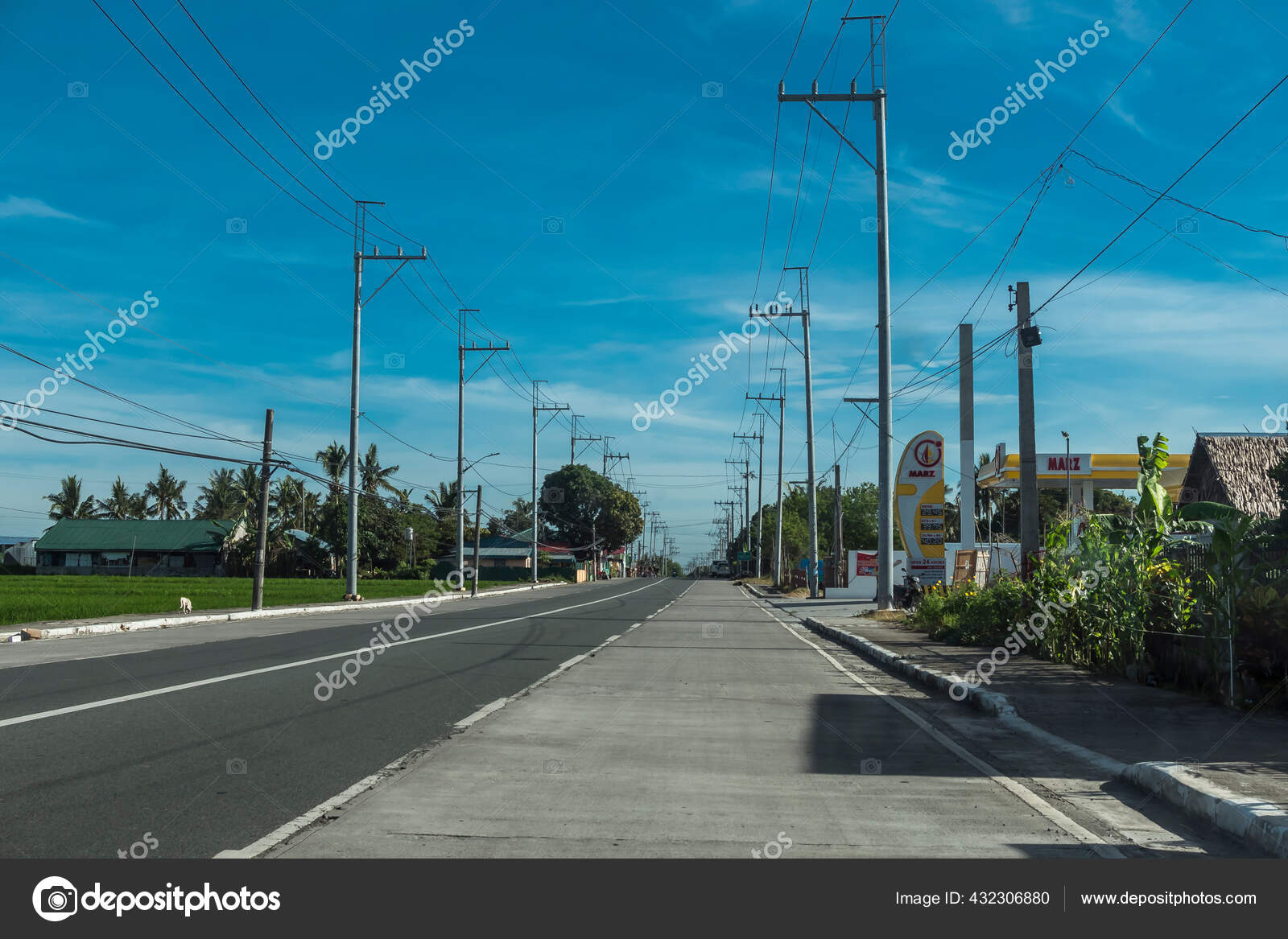 Naic Cavite Dec 2020 Governor's Drive Northbound Manila – Stock ...
