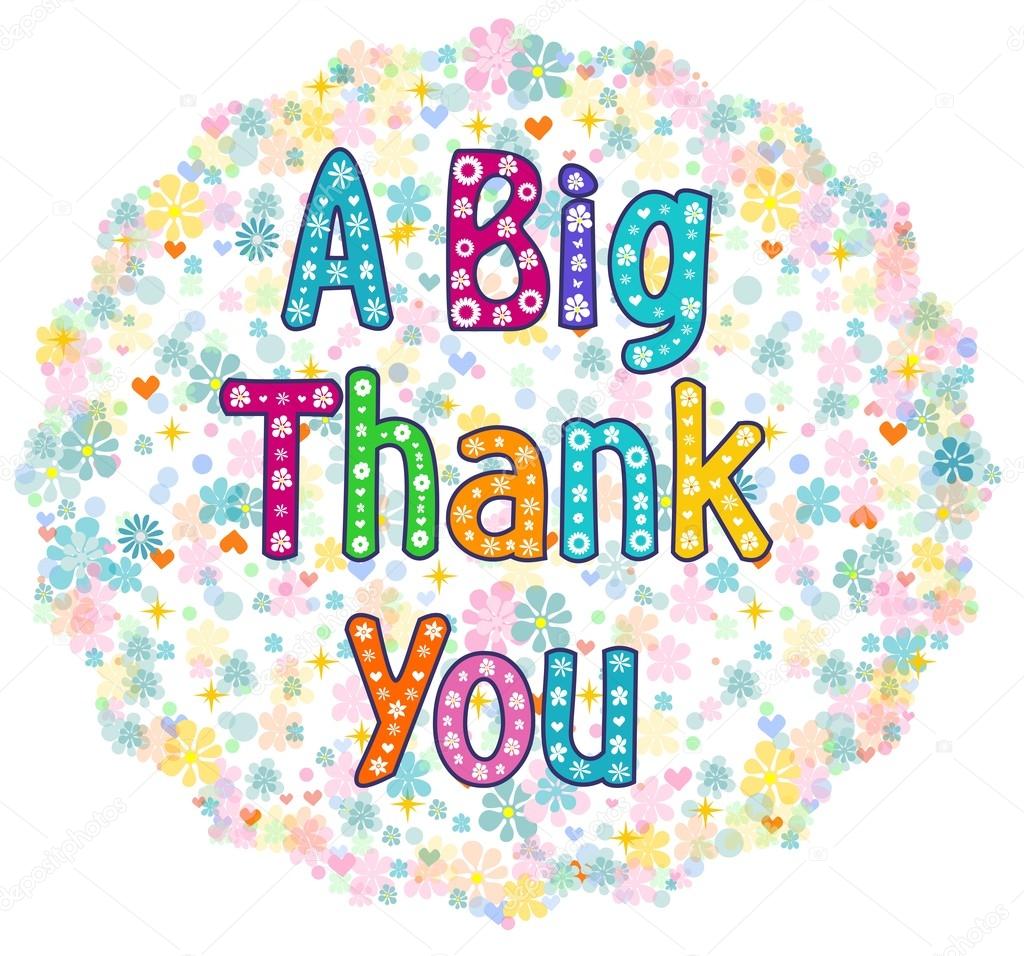 Big thank you greeting card — Stock Vector © Aleksei-veprev #113360630 Big thank you greeting card — Stock Vector © Aleksei-veprev #113360630