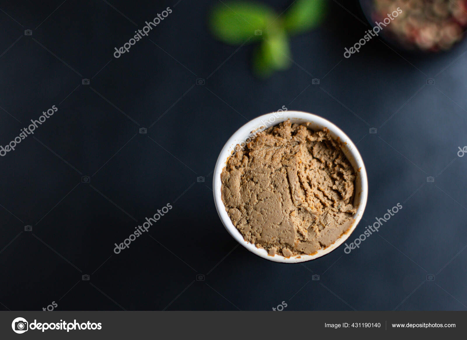 Pate Liver Chicken Goose Duckmeal Fresh Tasty Snack Top View Stock ...