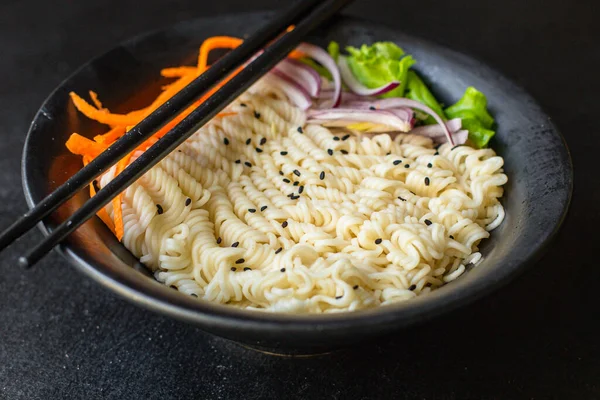 Rice Noodles Salmon Seafood Wheat Glass Cellophane Pasta Ready Eat ...