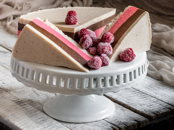 Raspberry ice cream cake Stock Photos, Royalty Free Raspberry ice cream ...