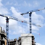 Cranes and construction of microdistrict Stock Photo by ©ssuaphoto ...