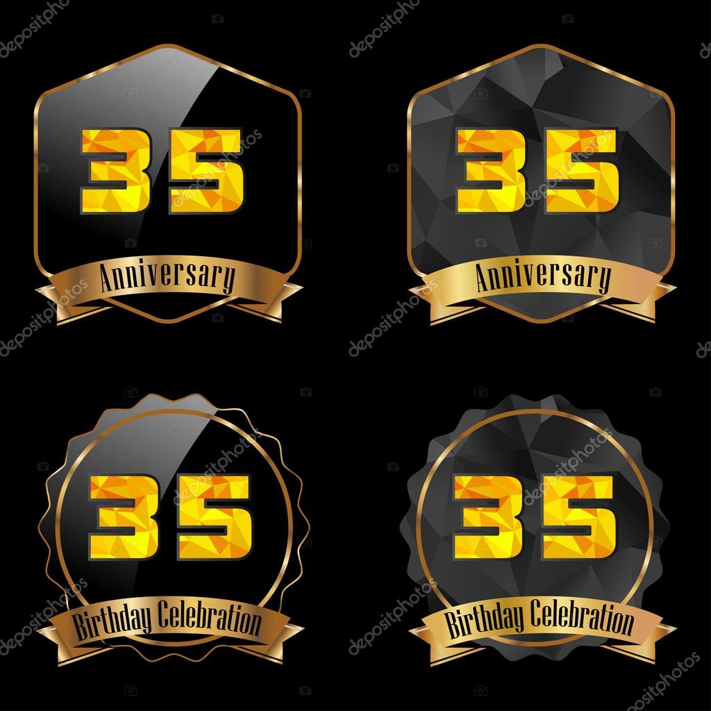 35 year birthday celebration Stock Vector Image by ©atulvermabhai #59447091