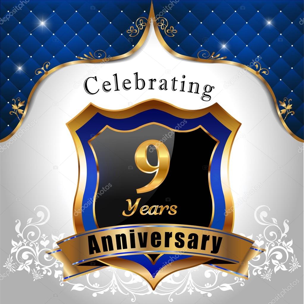 Celebrating 9 years anniversary Stock Vector Image by ©atulvermabhai ...