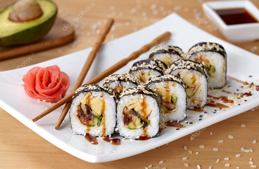 Eel Sushi Roll