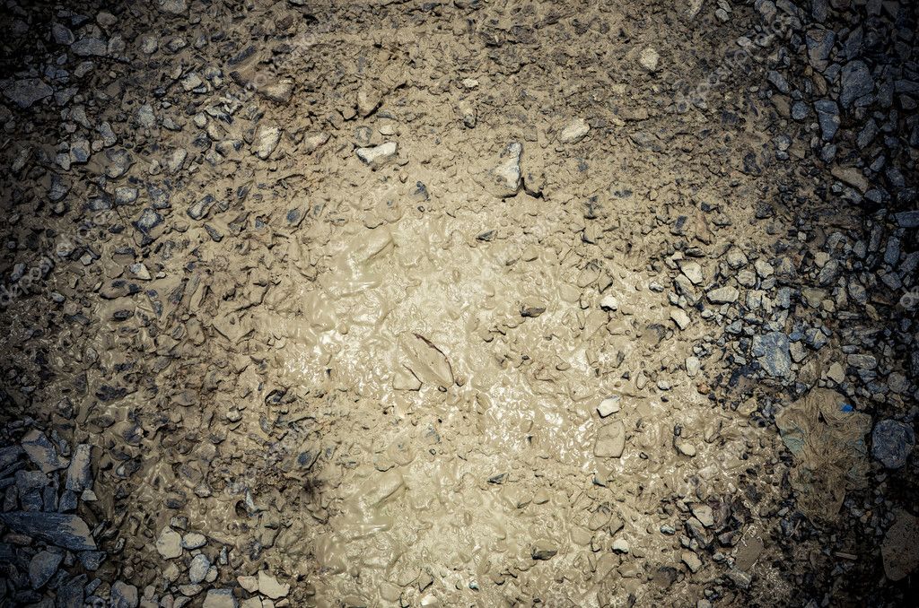 Gravel in mud texture background Stock Photo by ©weedezign 68389267