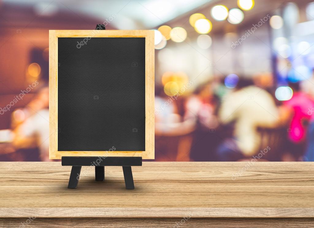 Blackboard menu with easel ⬇ Stock Photo, Image by © weedezign #96403676