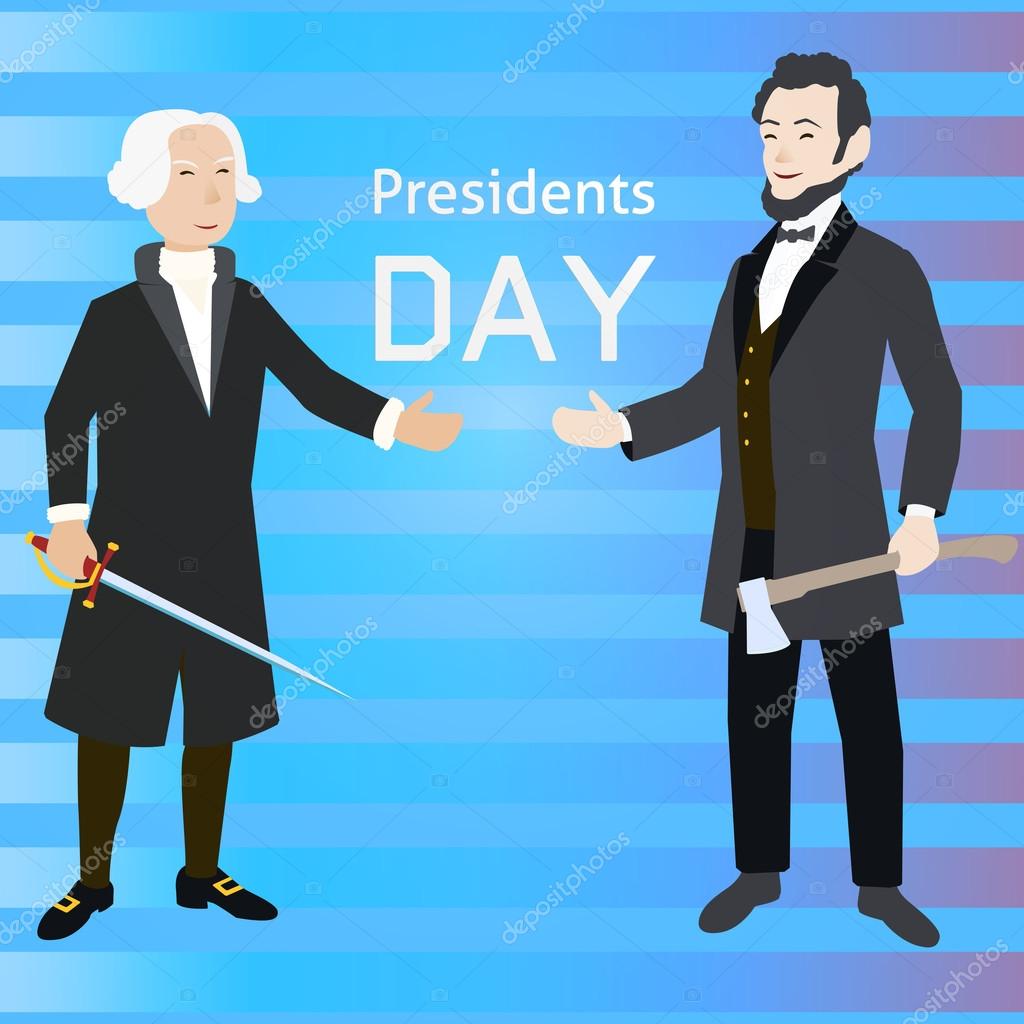 Washington and Lincoln for presidents day. Stock Vector Image by ...