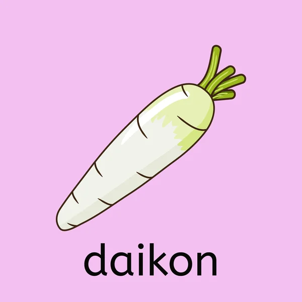 Daikon Stock Vectors, Royalty Free Daikon Illustrations | Depositphotos®