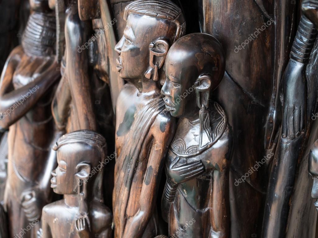 African wood sculptures Stock Photo by ©magdalena.paluchowska 89843394