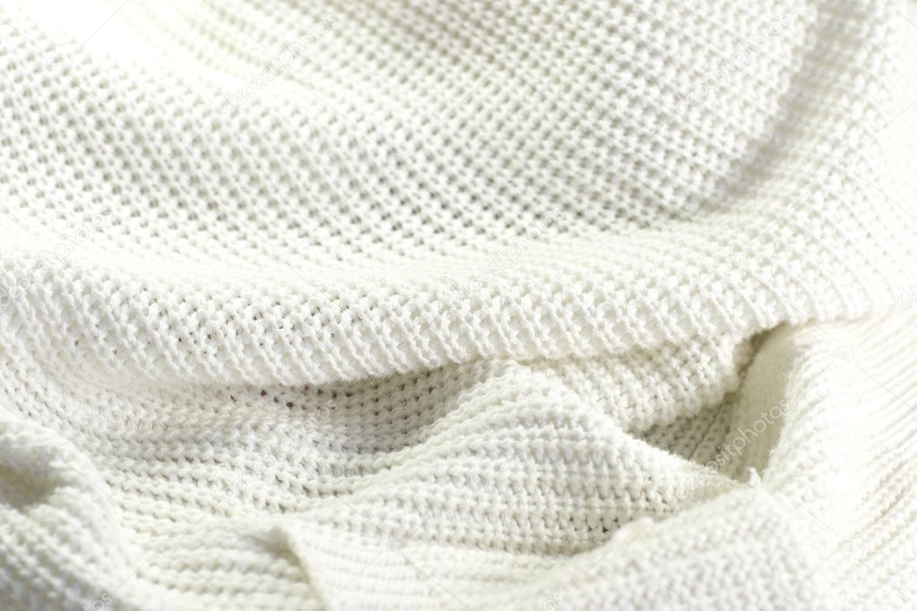 White knitted fabric Stock Photo by ©Polted 104689890