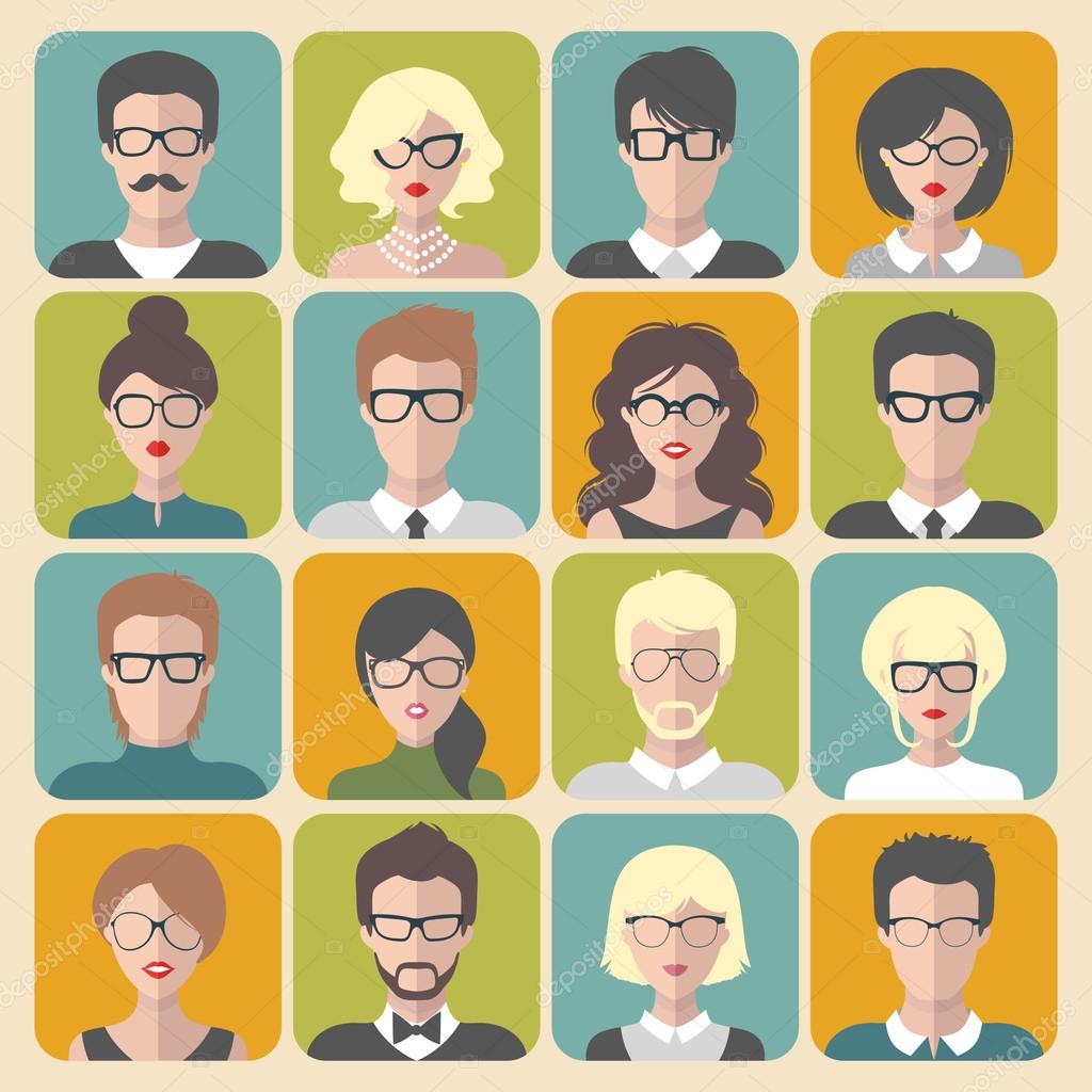 Set of office team icons Stock Vector Image by ©vladayoung #70828761