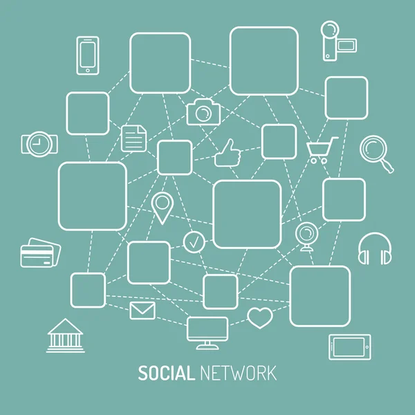 Mind map vector seamless pattern background template — Stock Vector ...