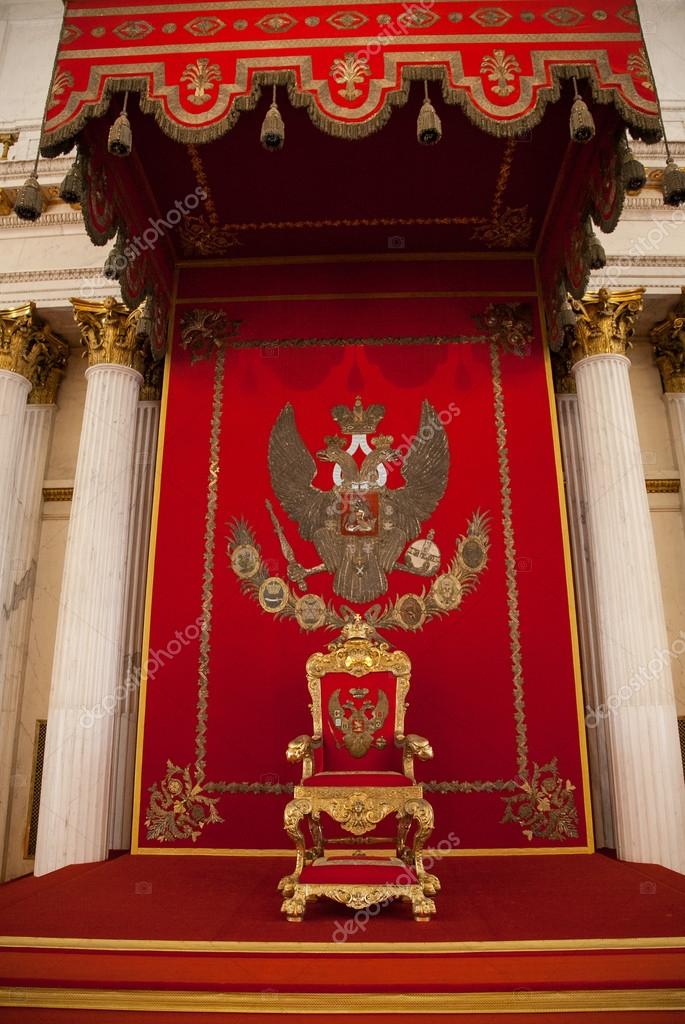 The great imperial throne in Russia — Stock Photo © stocktributor #54044481