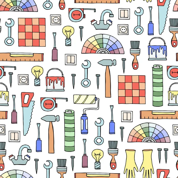 Construction Tools Pattern Stock Vector Image by ©Lisann #173560946