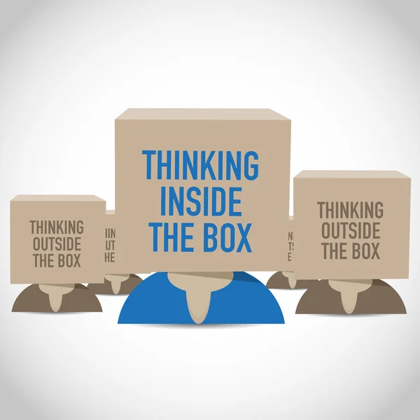 Creative thinking box Stock Vector Image by ©kup #56009733