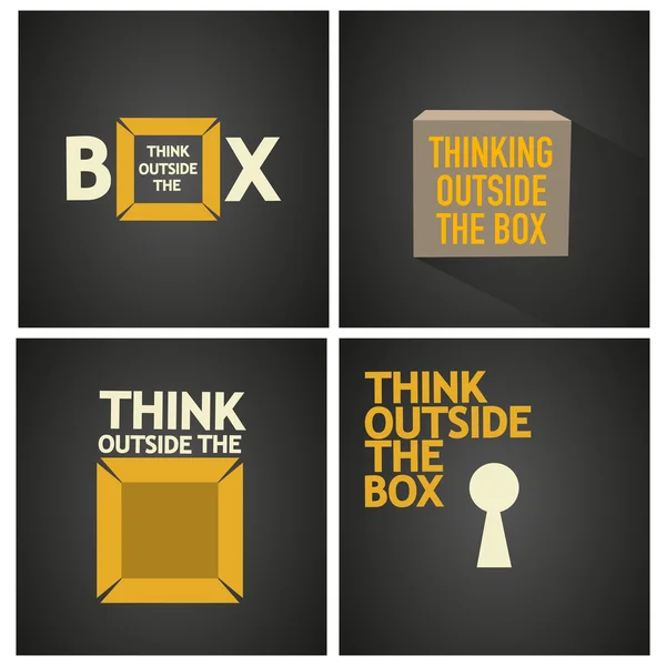 Outside the box Vector Art Stock Images | Depositphotos