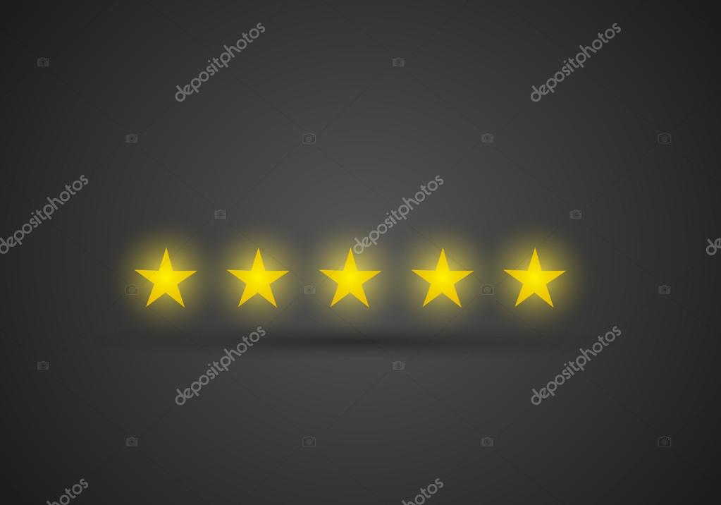 Five Star Stock Vector Image by ©kup #60943603