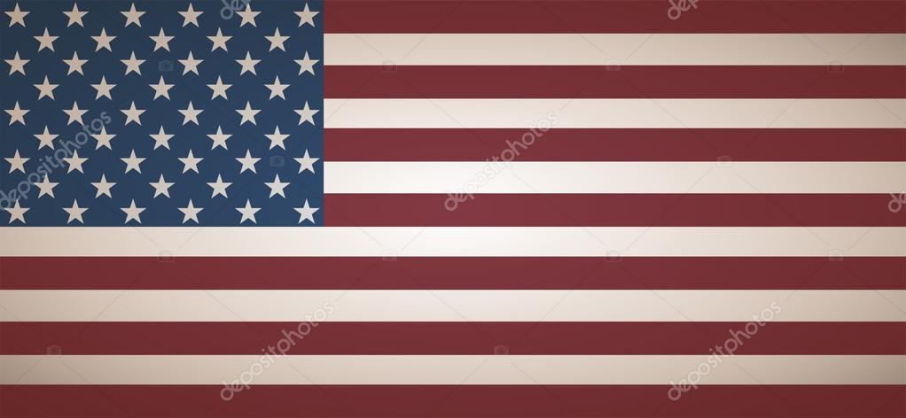 Flat American Flag Background Stock Vector Image by ©kup #75765431