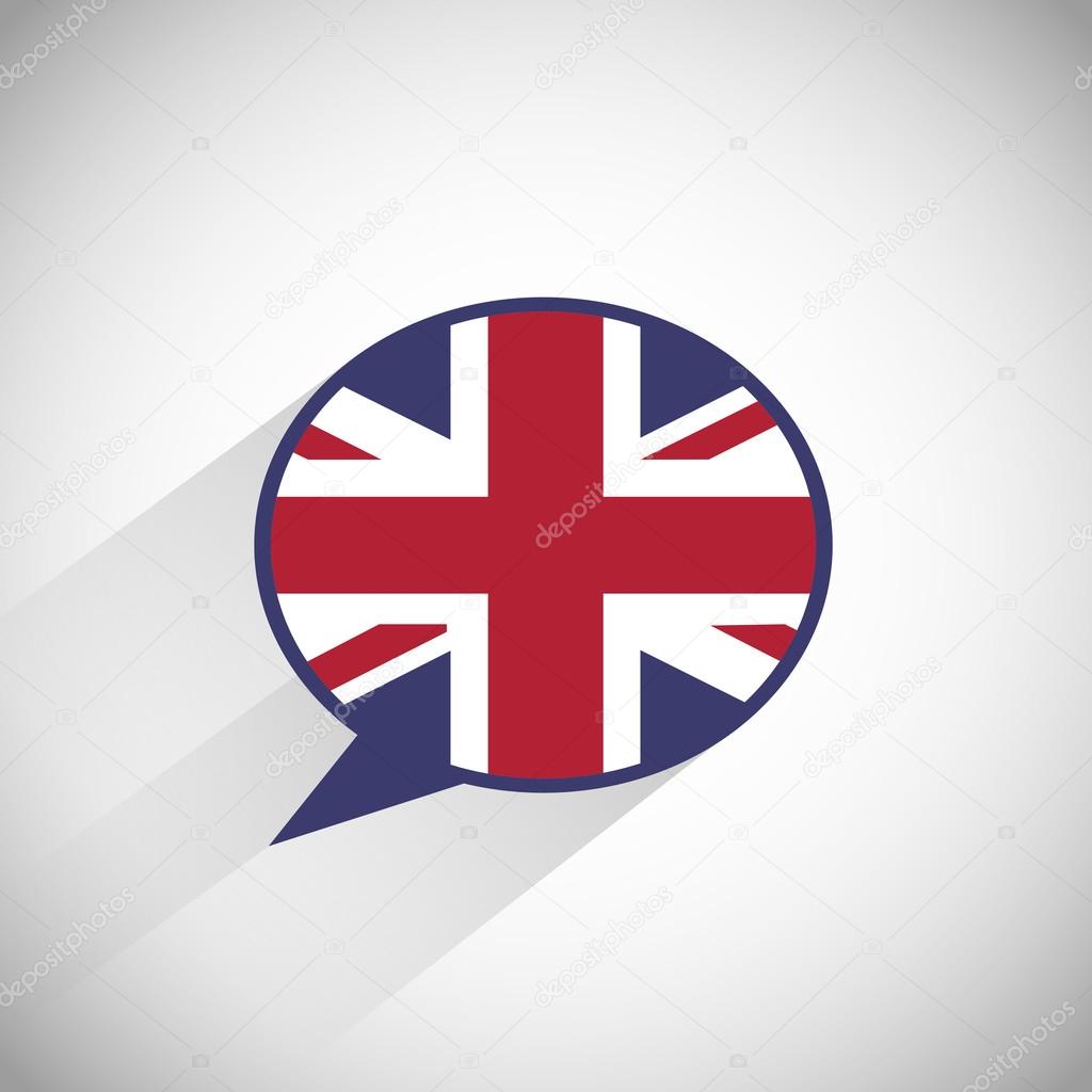 Speak English Speech Bubble — Stock Vector © kup #75766879