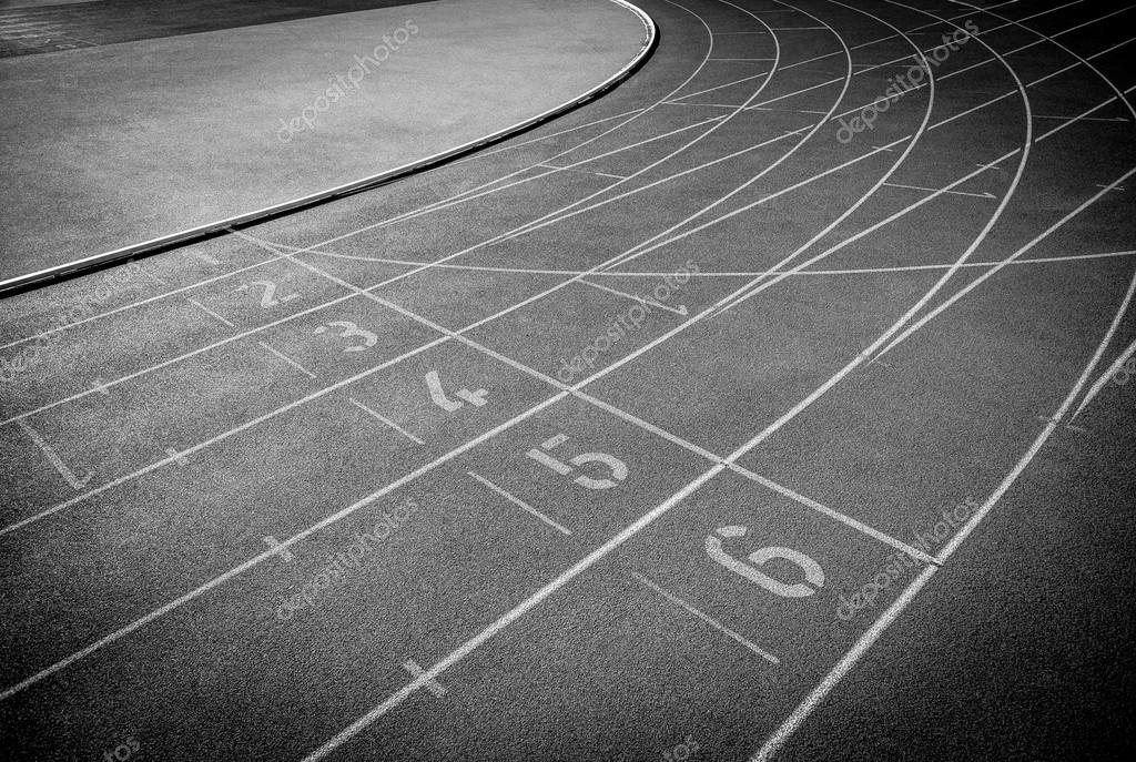Running track for the athletes background — Stock Photo © camaralenta ...